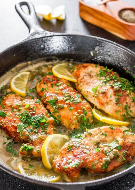 Lemon Chicken Piccata - Healthy Cooking Tips In Home