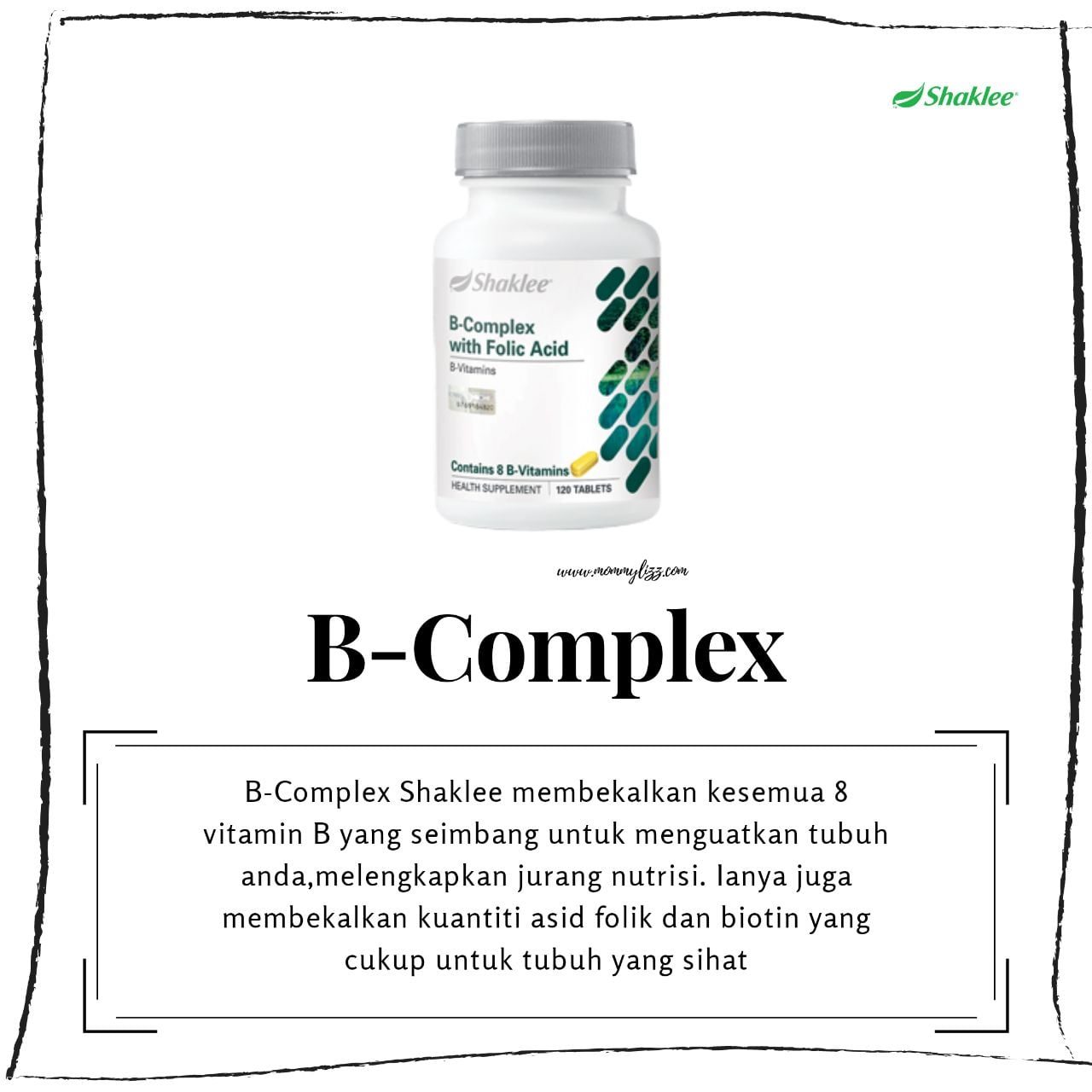 PermataHati: 10 Manfaat Utama B Complex Shaklee