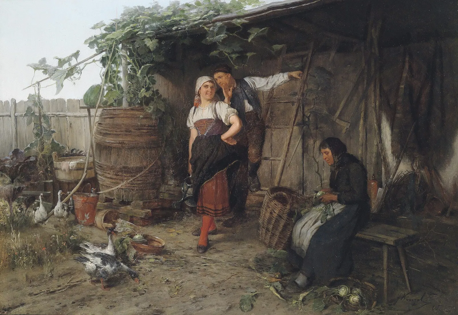 Josef Kinzel (1852-1925) | Genre painter | Masterpiece | Tutt'Art@