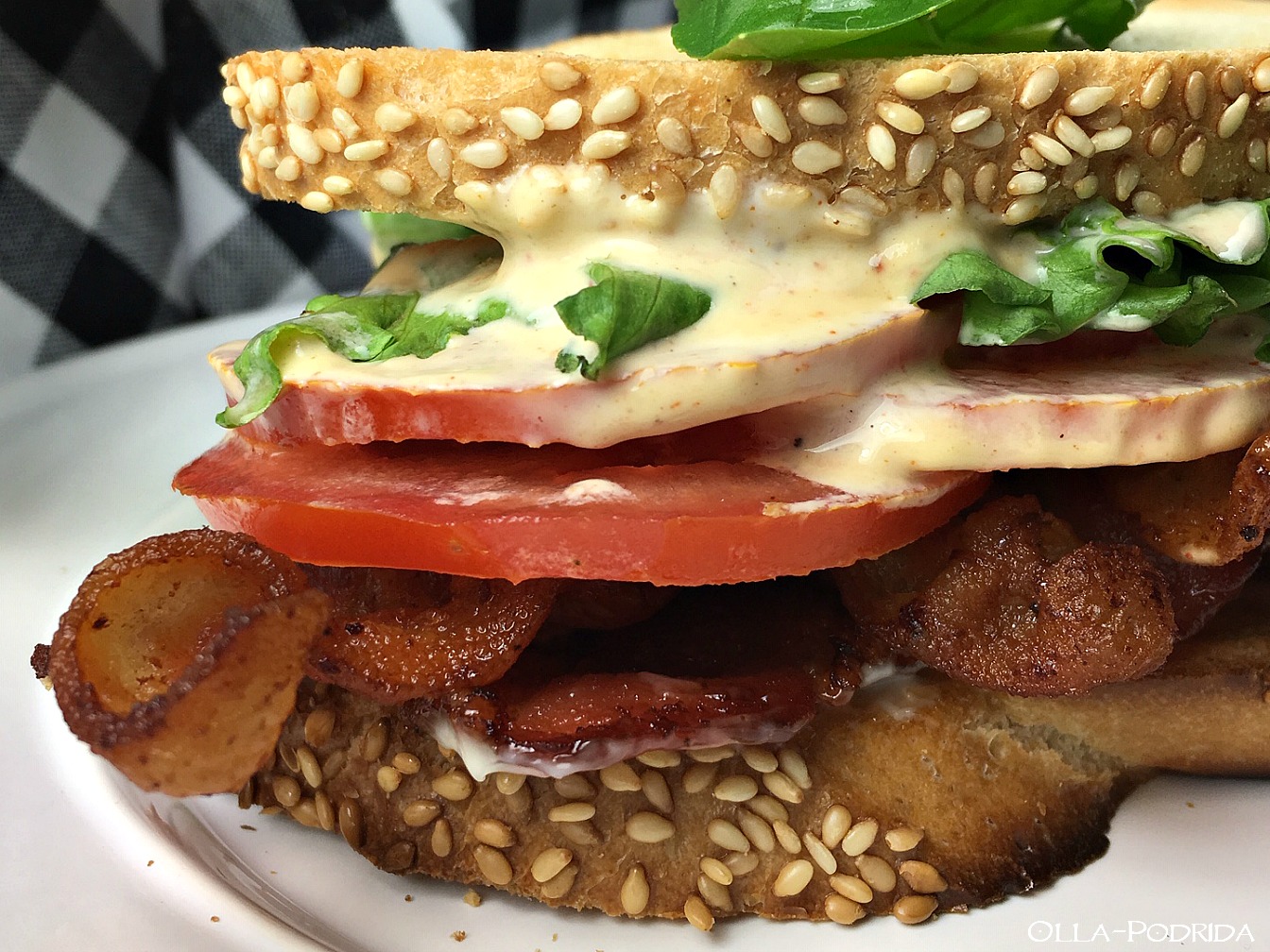 Olla-Podrida: BLT with Creole Mayonnaise