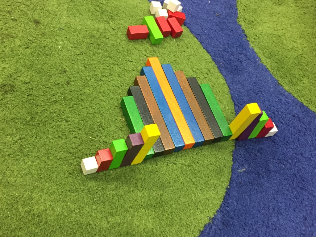Authentic Inquiry Maths: Build a staircase pattern
