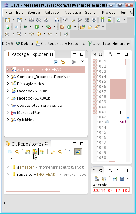 【YuYu】Android範例Source: 【Git】在 Dropbox 上建立 Git Server 共同開發 by PC_Linux_64bit