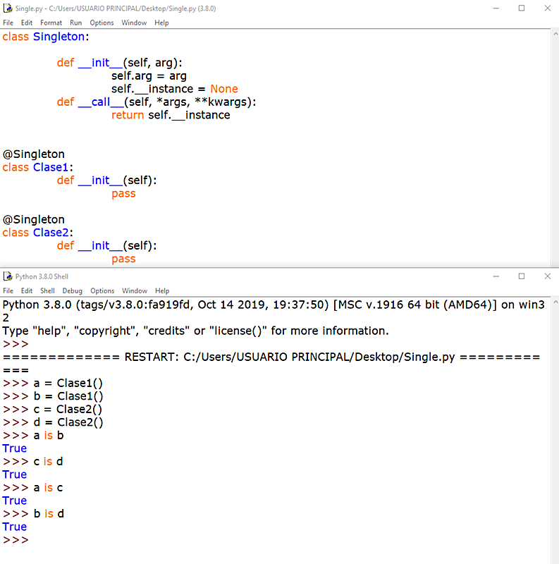 APRENDER A PROGRAMAR CON PYTHON: PATRÓN SINGLETON