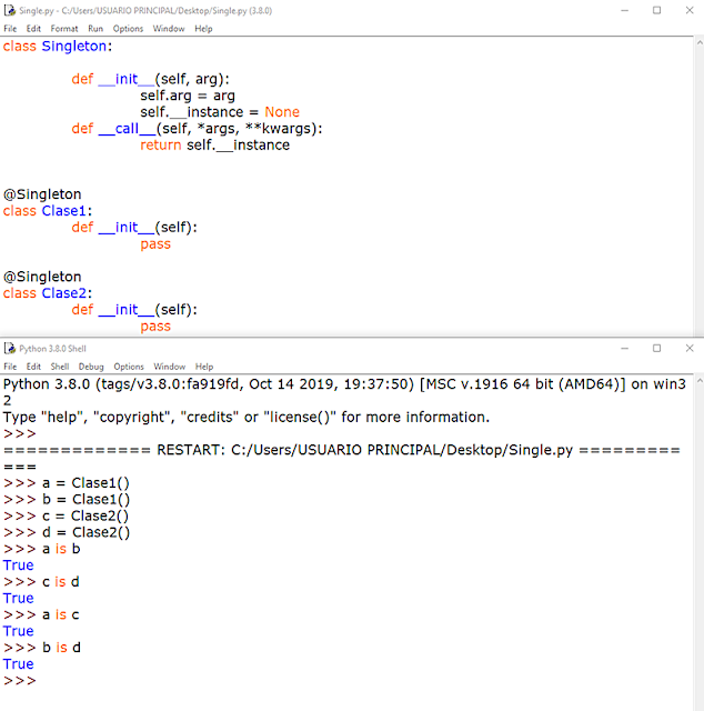 APRENDER A PROGRAMAR CON PYTHON: PATRÓN SINGLETON