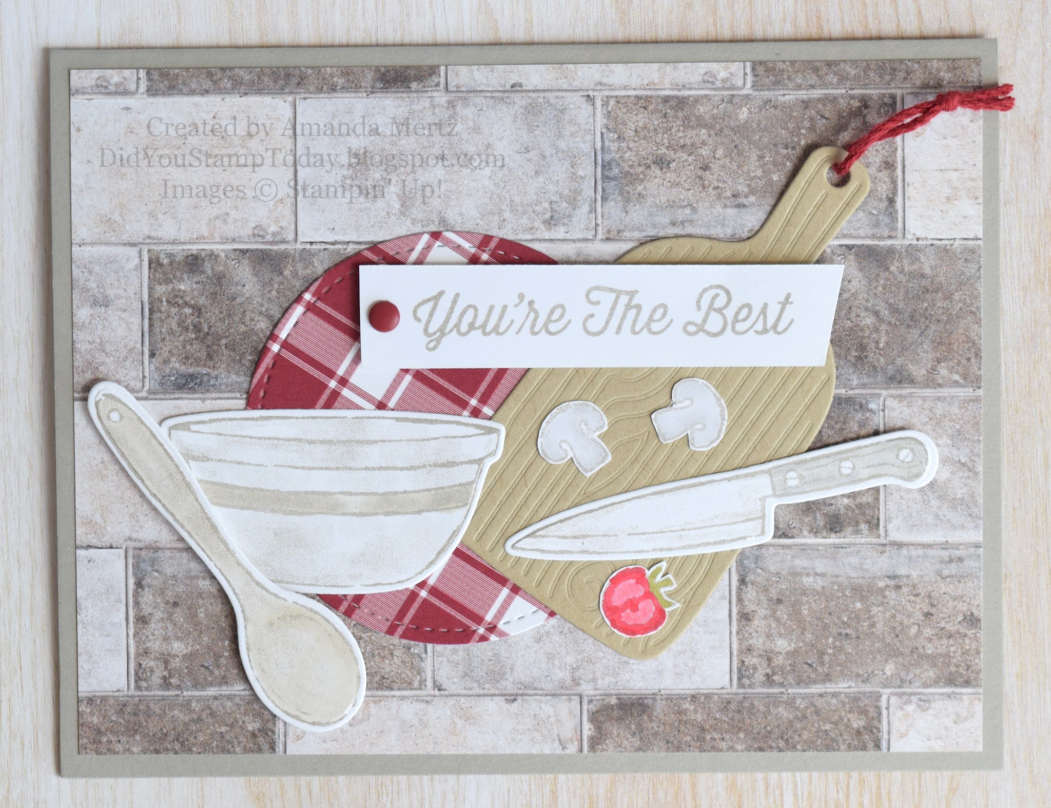 Did You Stamp Today?: Best Family Chef - Stampin' Up! What's Cookin'