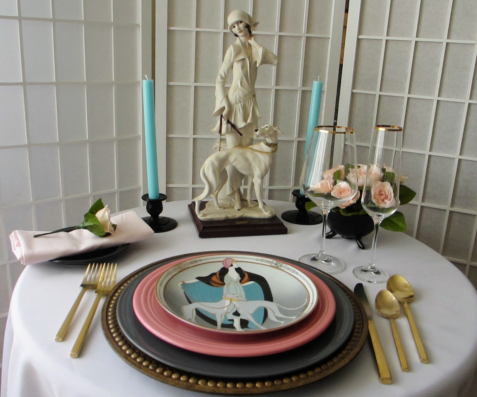 Table for One: Art Deco Table for One