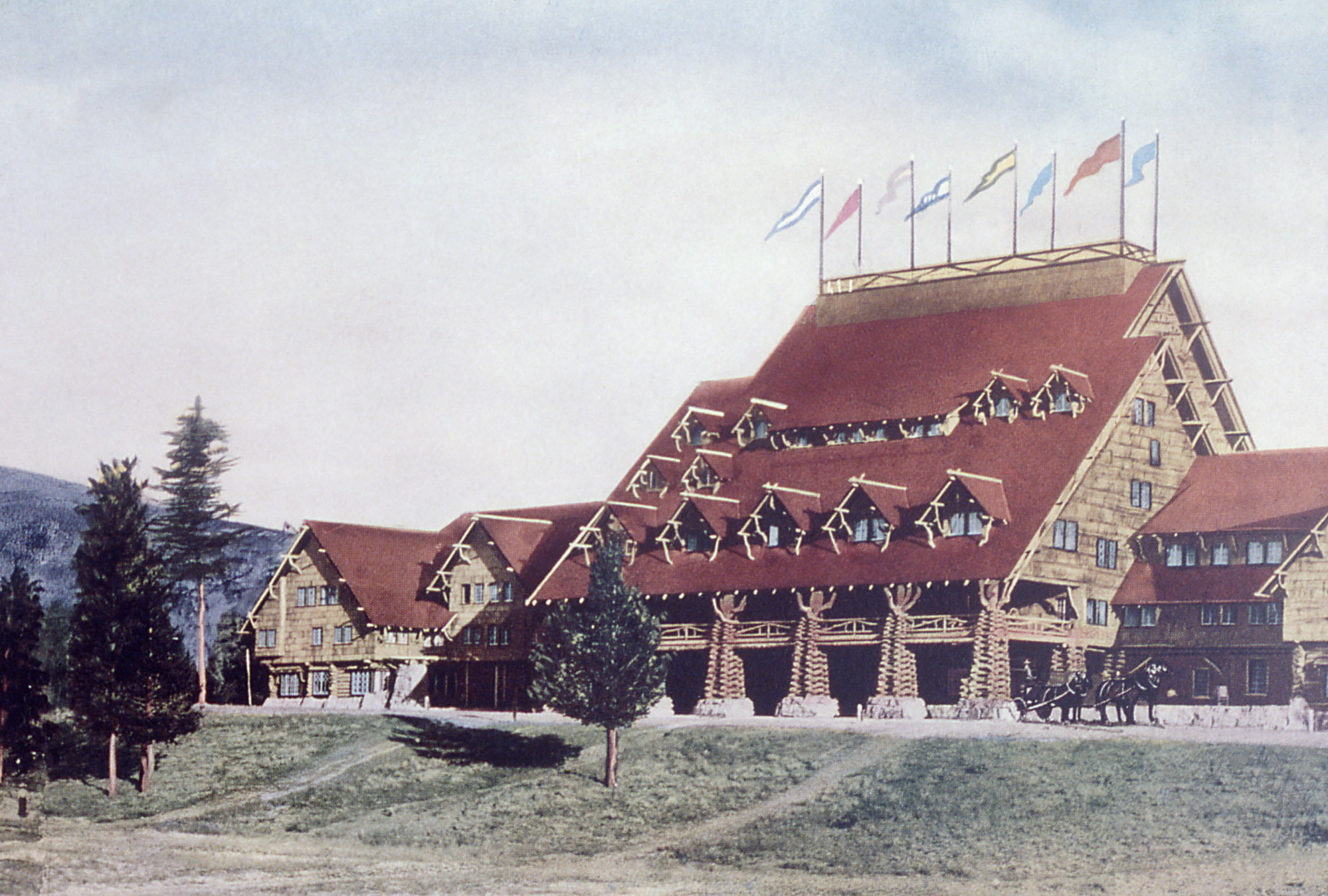 What Am I Doing?: Old Faithful Inn Historical Postcards & Photos ...