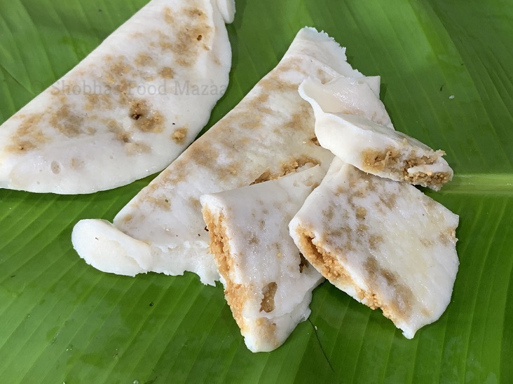 Shobha's Food Mazaa: ENDURI PITHA / SWEET STEAMED PANCAKES OR DUMPLINGS