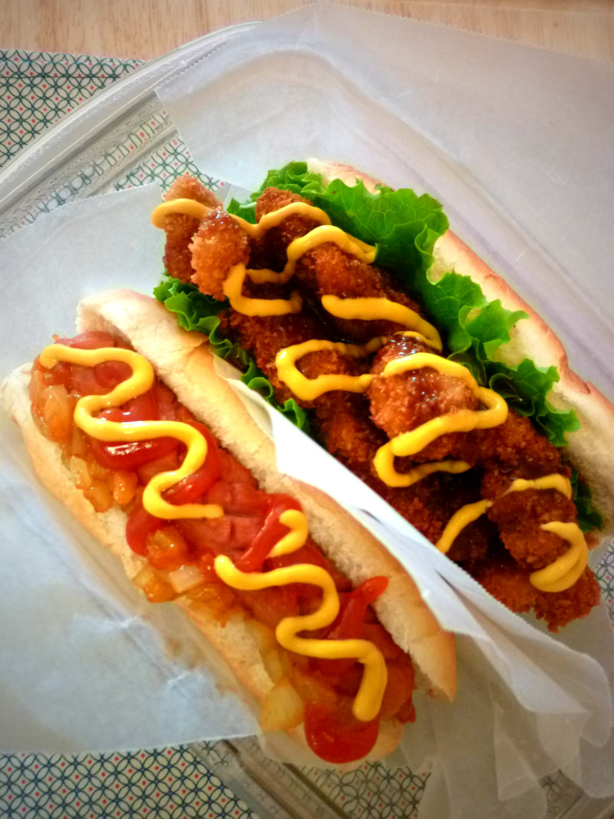 Bento Journal: hot dog Bento