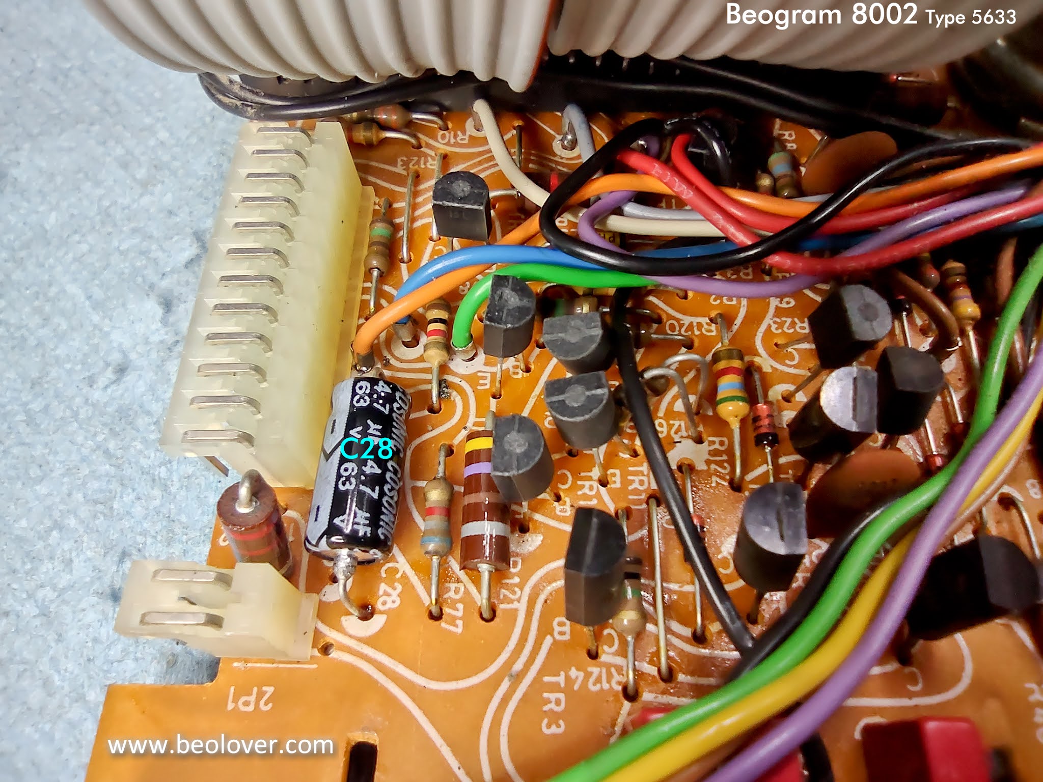 beolover: Beogram 8002 From North Texas: Replacing the electrolytic ...