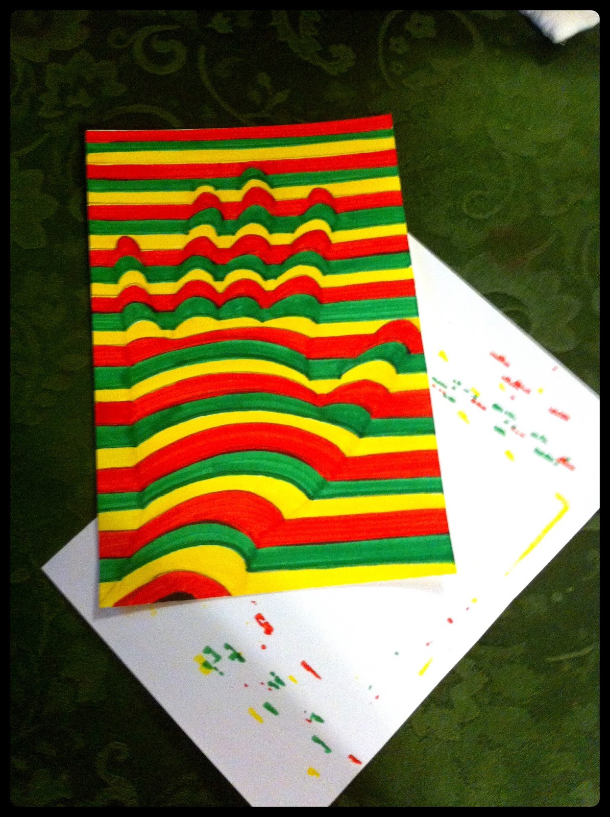 The Crayon Box: Optical Illusion Hand