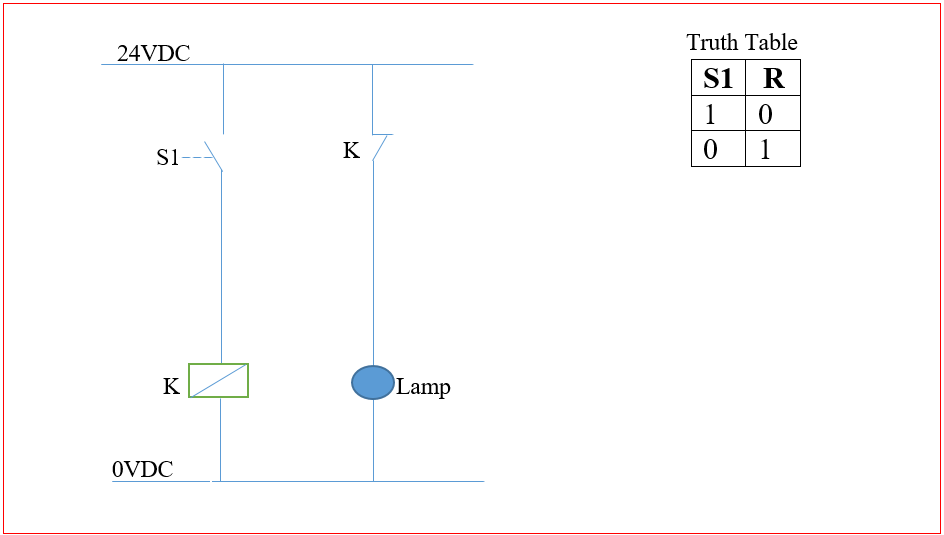 Simple Not Gate Circuit