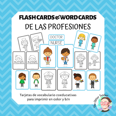 [UPDATED] Tarjetas de vocabulario y talking flash cards de los trabajos ...