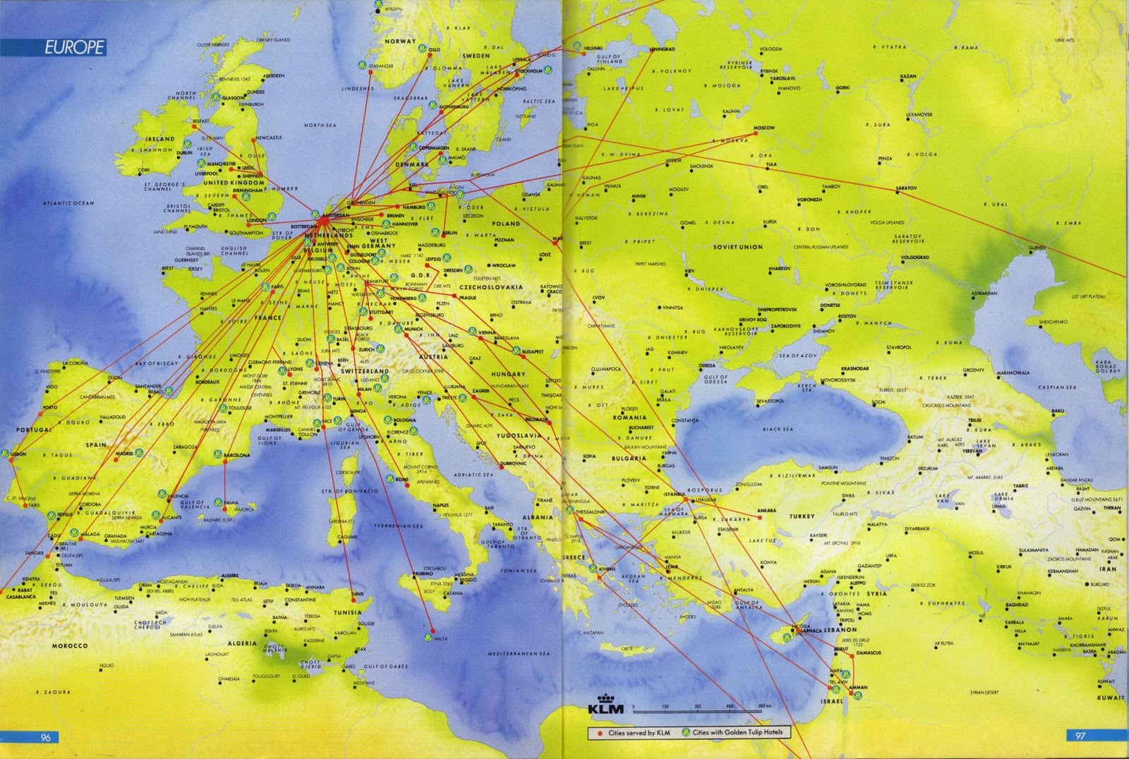 Airline memorabilia: KLM (1988)