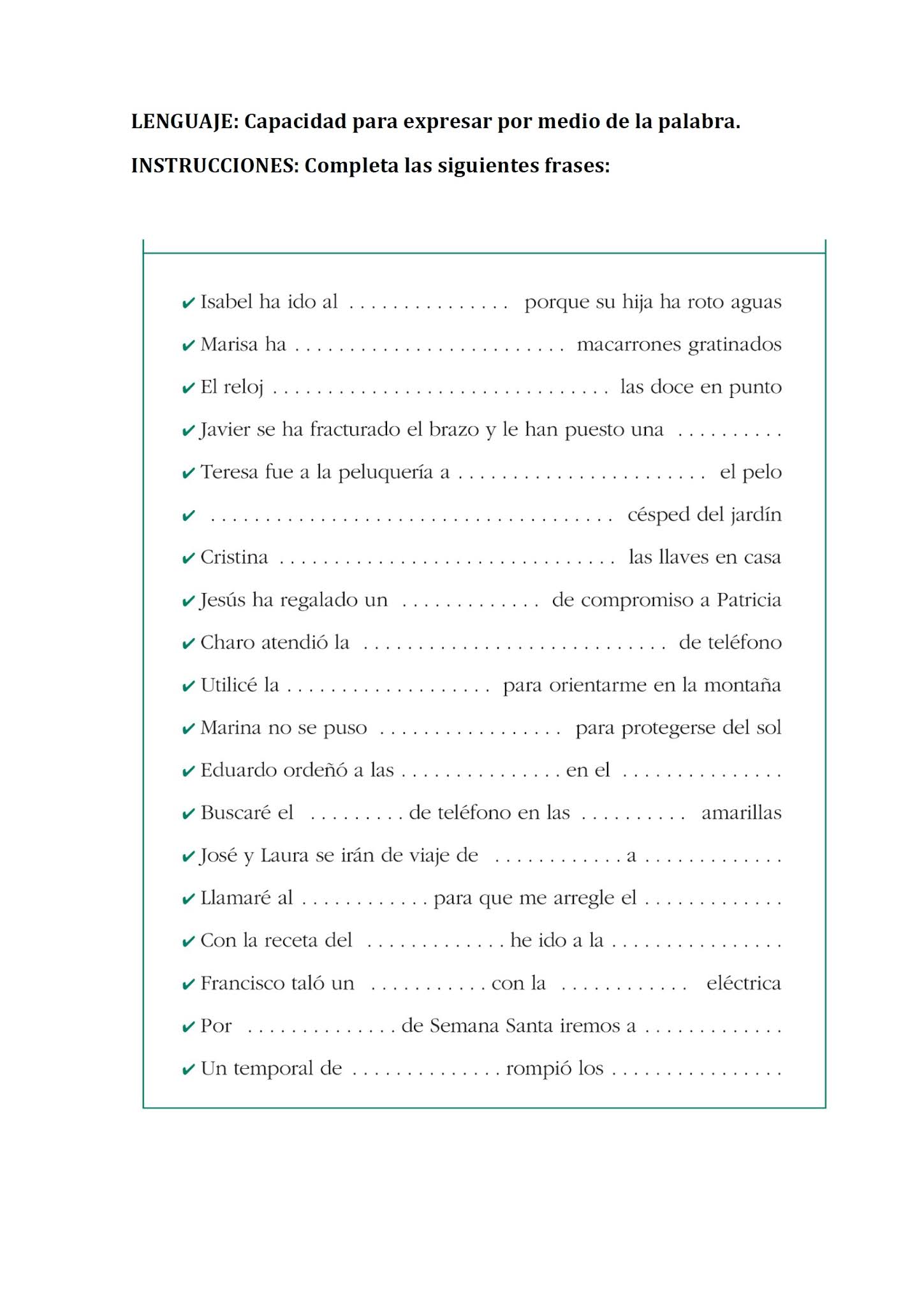 MAYORES DE CHAMARTÍN: MEMORIA CON MARÍA. LENGUAJE Y RAZONAMIENTO