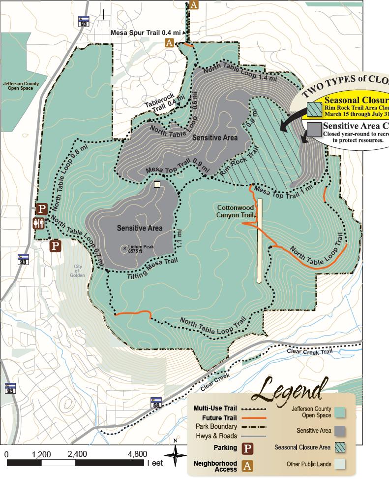 Mein Hiking Database: Golden: North Table Mountain Park