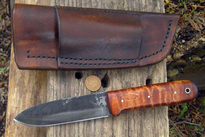 ML Knives Blog: Kephart Custom with horizontal sheath