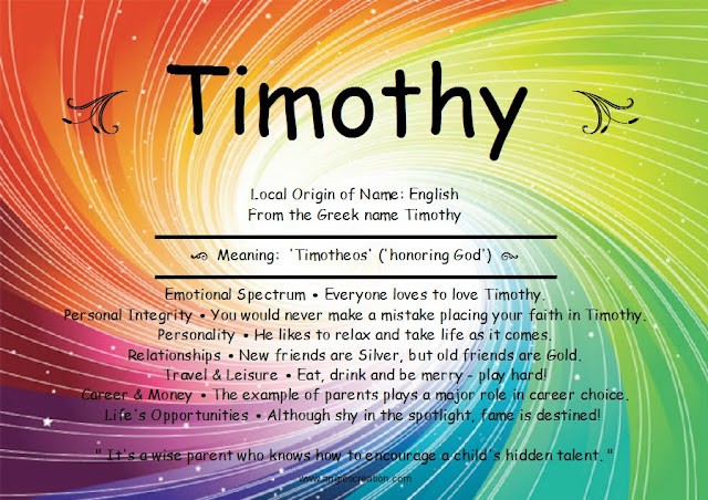 Timothy | Unique Names
