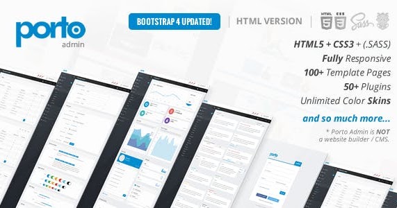 Porto Admin - Template Website Html5 | Rully Studio