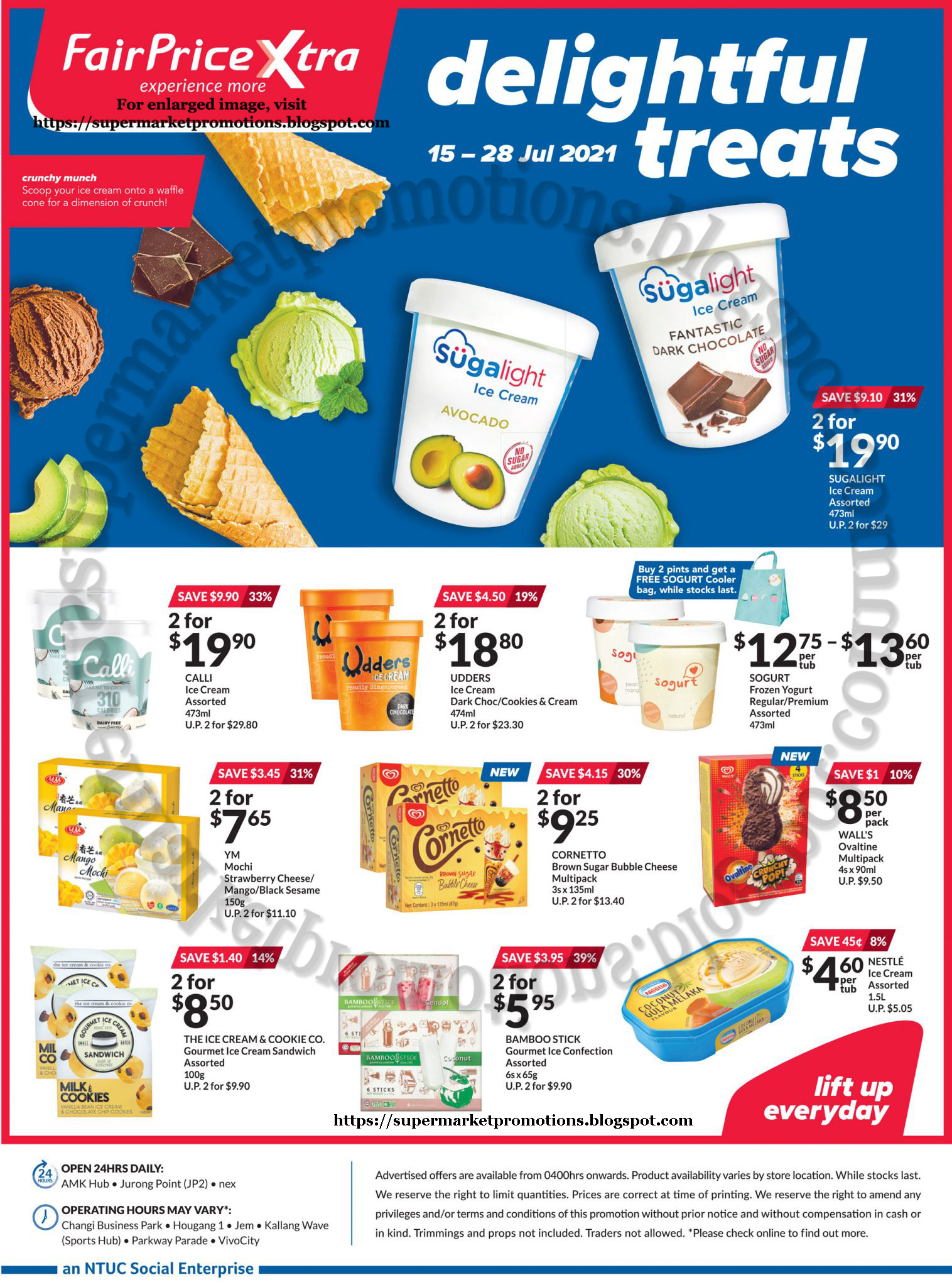 NTUC FairPrice Xtra Delightful Treats Promotion 15 - 28 July 2021 ...