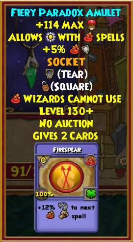 Storm Titan Level 130+ Paradox Gear Drop Guide | Wizard101 - Swordroll ...