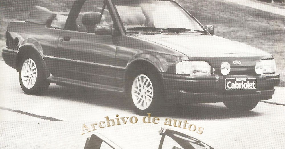 Archivo de autos: Ford Escort XR3 Cabriolet 1991