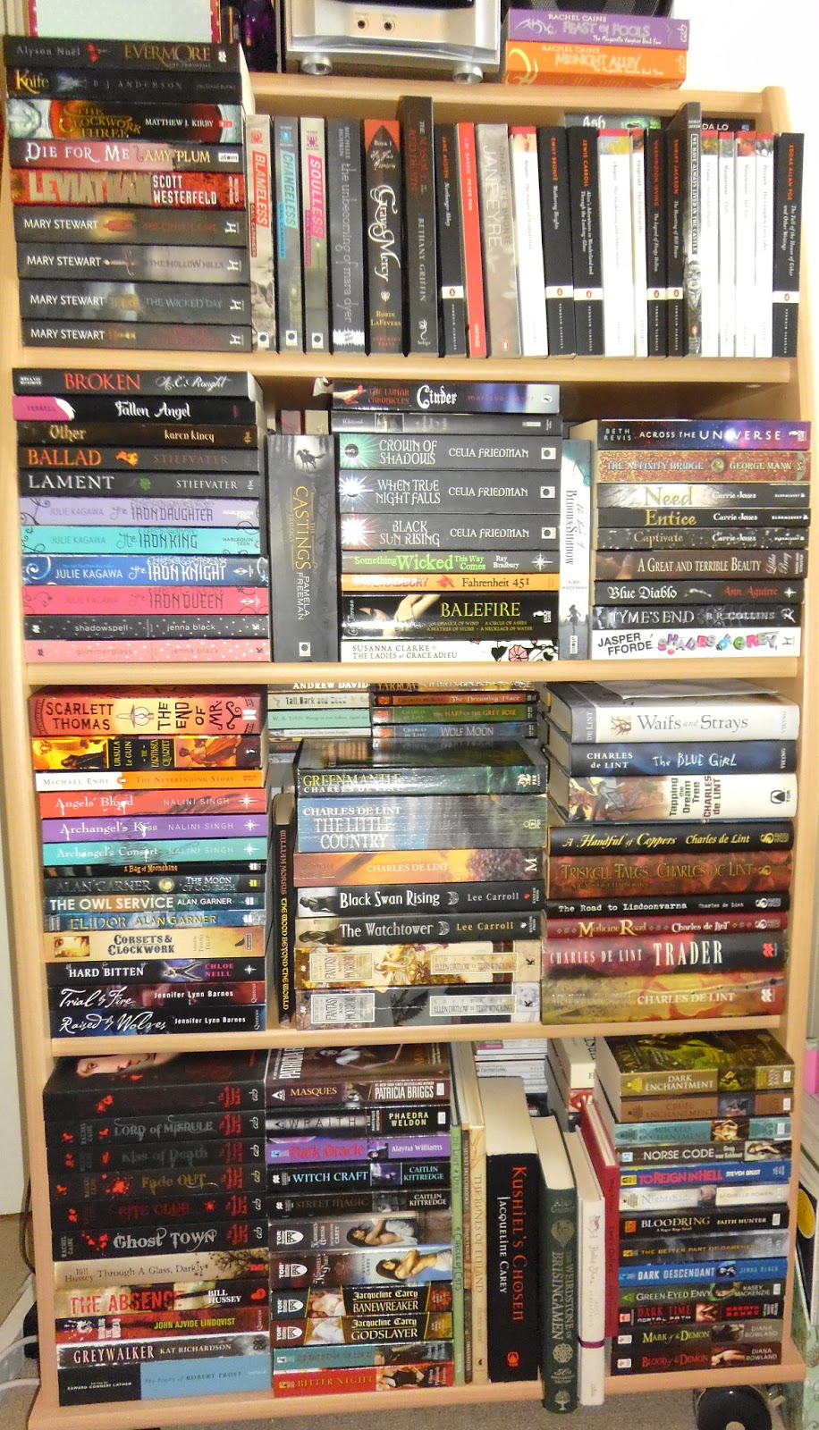 Bookcase Showcase: Fiona from Bookish Outsider
