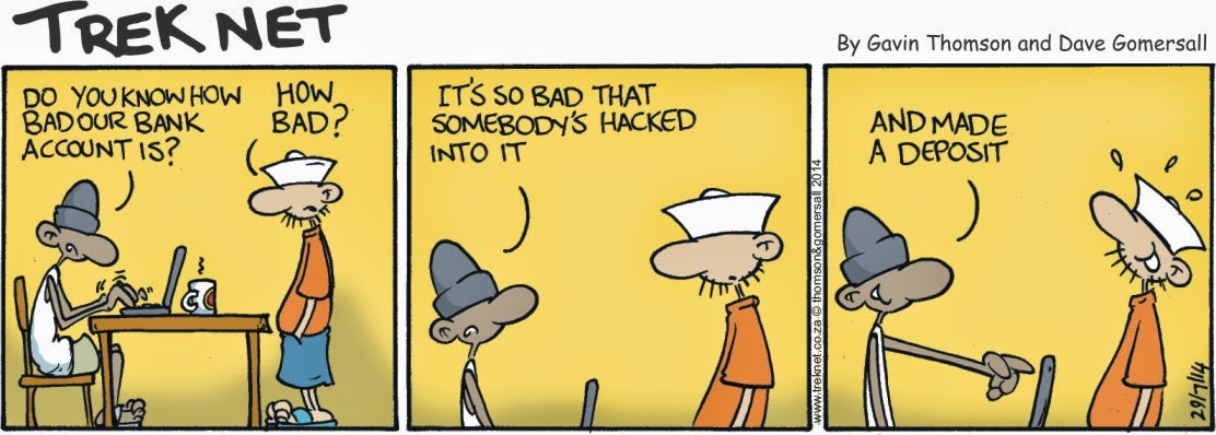 Gavin Thomson: Here's a selection of Treknet strips from the last week ...