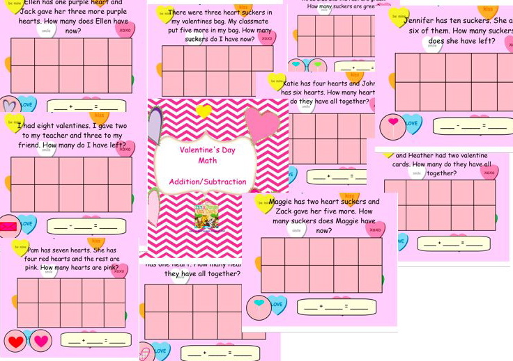 It's a Jungle Out There! A Kindergarten Blog: Valentine Math Smartboard ...