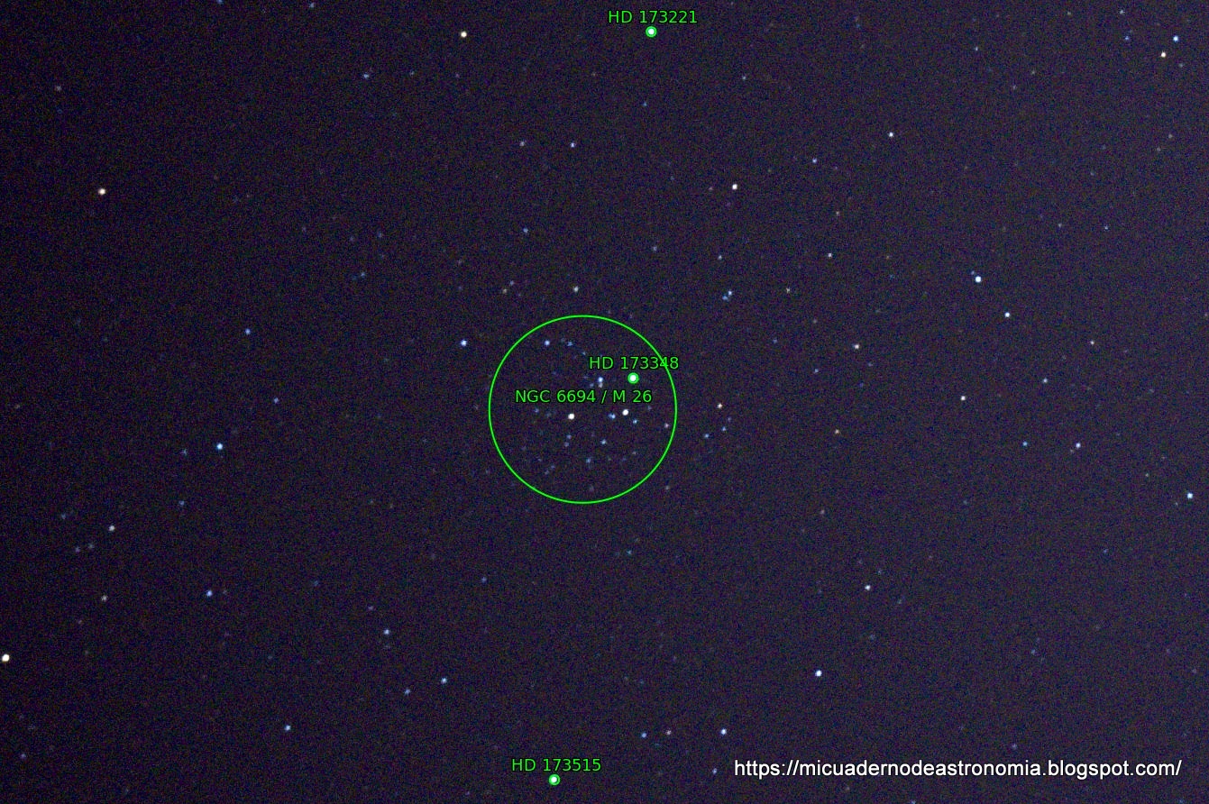 Mi cuaderno de Astronomia : Messier-26