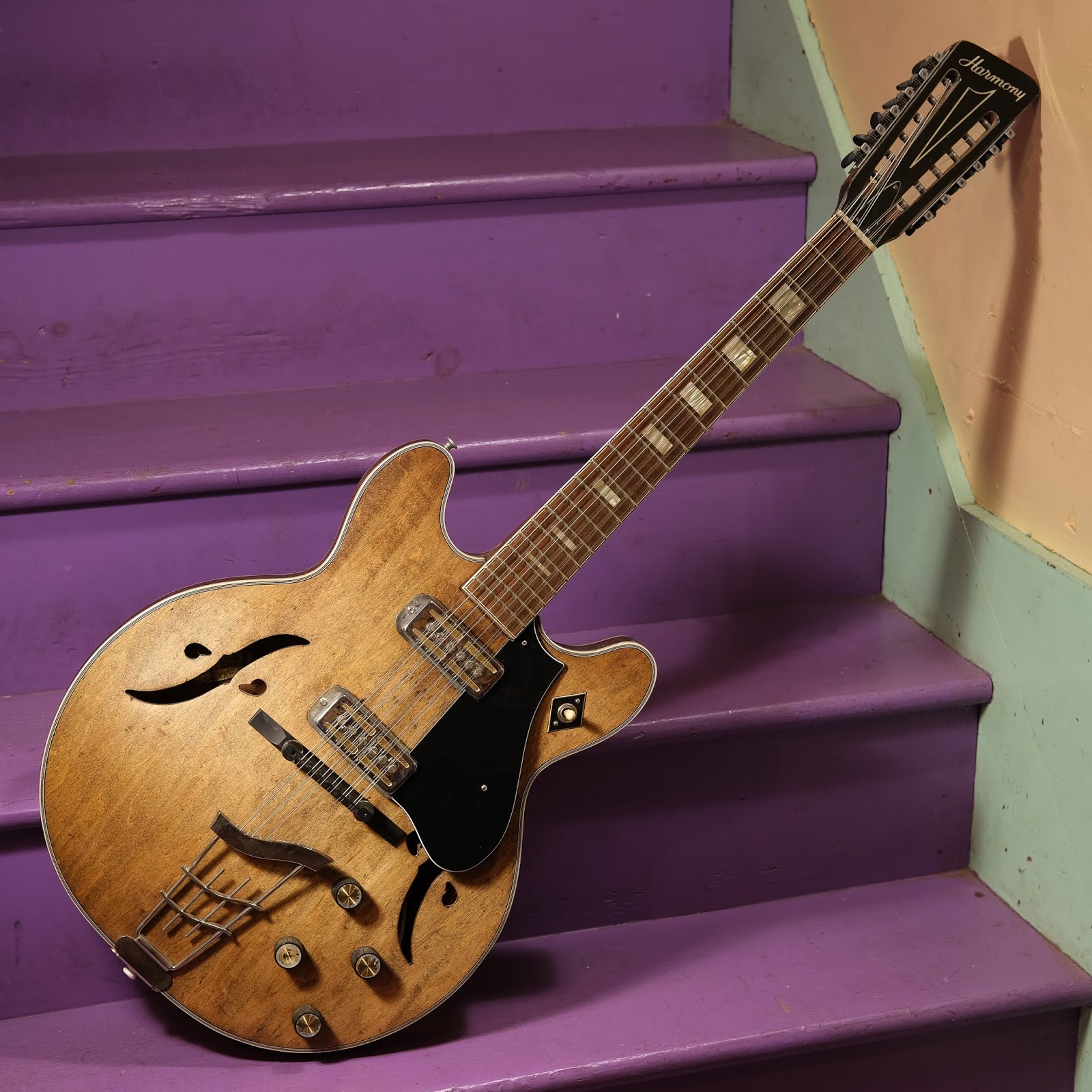 1960s Harmony H79 Electric Hollowbody 12-String Guitar
