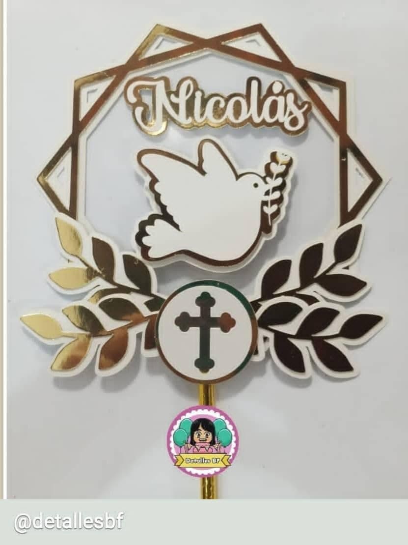 Topper Primera Comunión Nicolás - Mis Toppers Tus Toppers