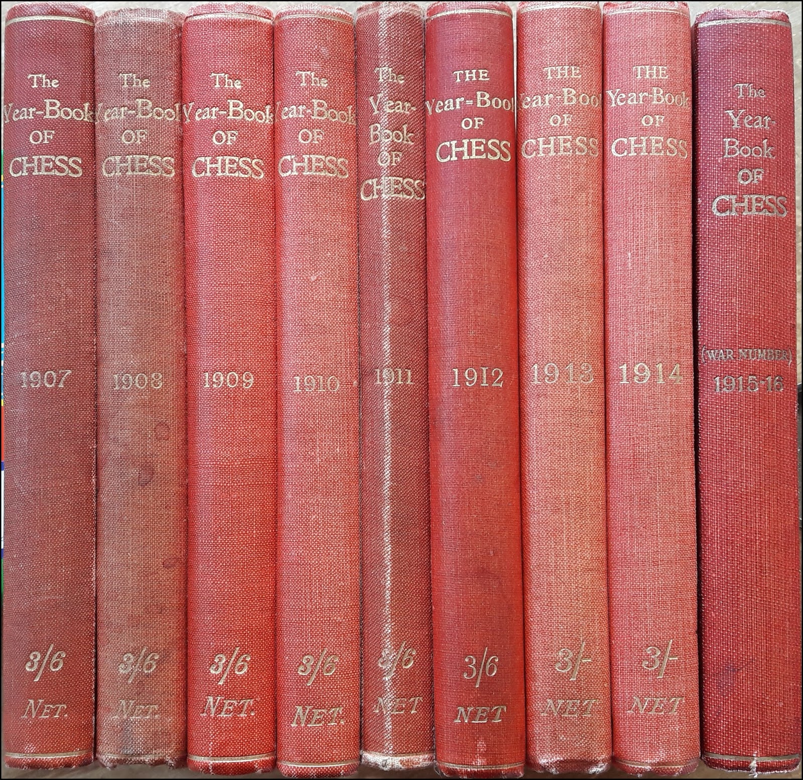 Chess Book Chats: The Year-Books of Chess, 1907 to 1916 Part 1
