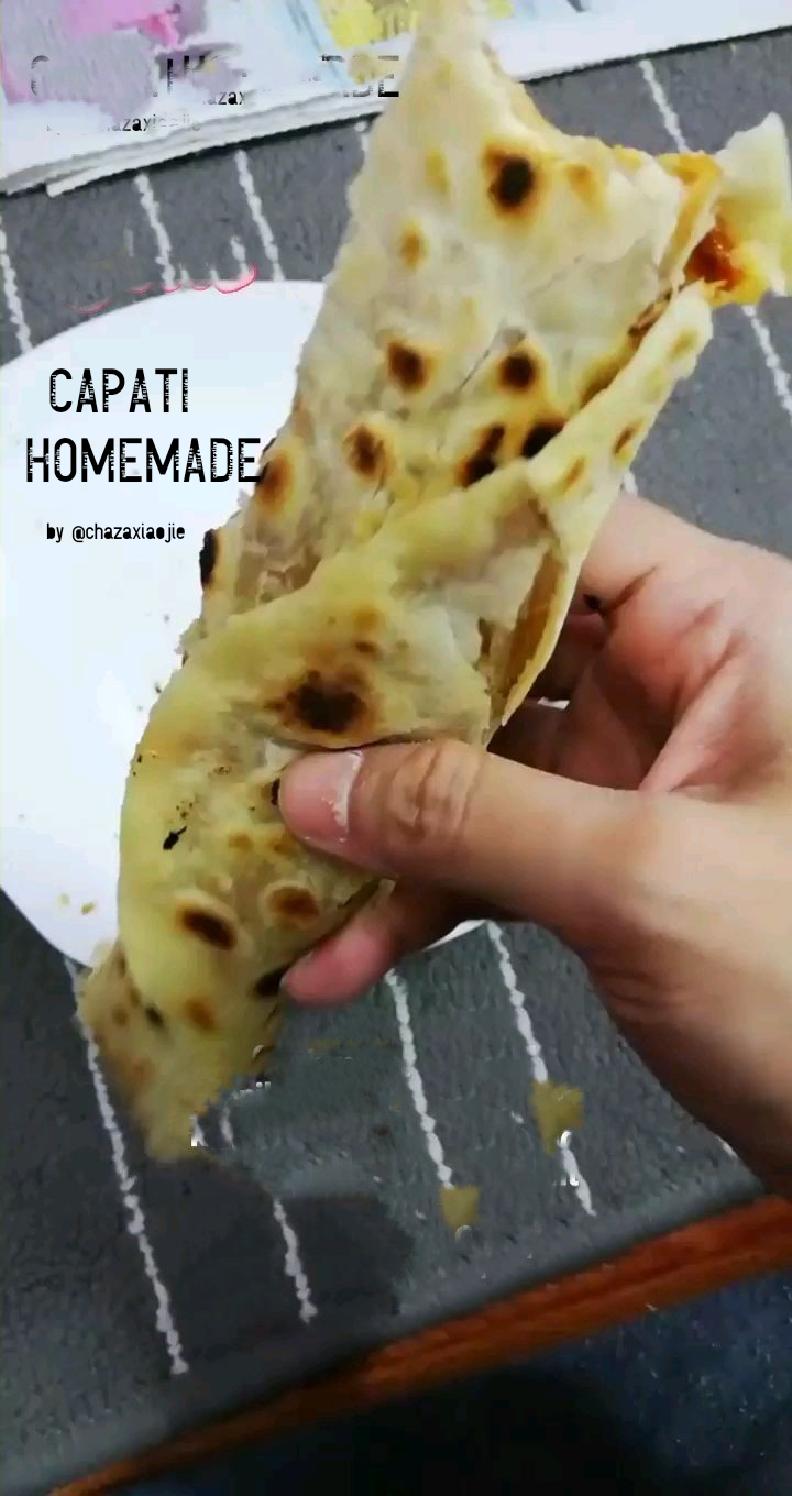 Resipi: Capati Homemade Tepung Gandum
