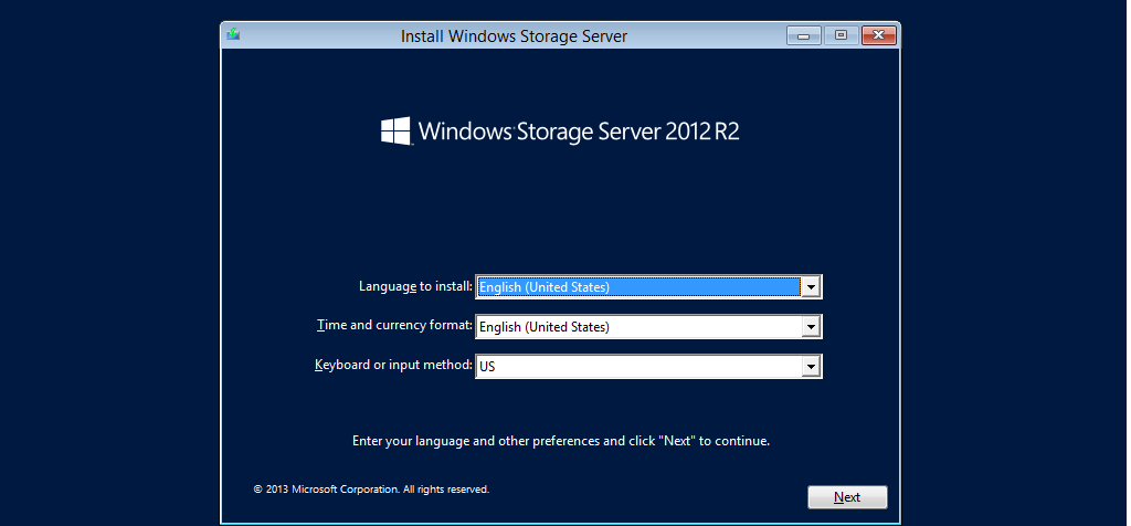Hướng dẫn cài đặt Windows Storage Server 2012 R2 Standard và Workgroup ...
