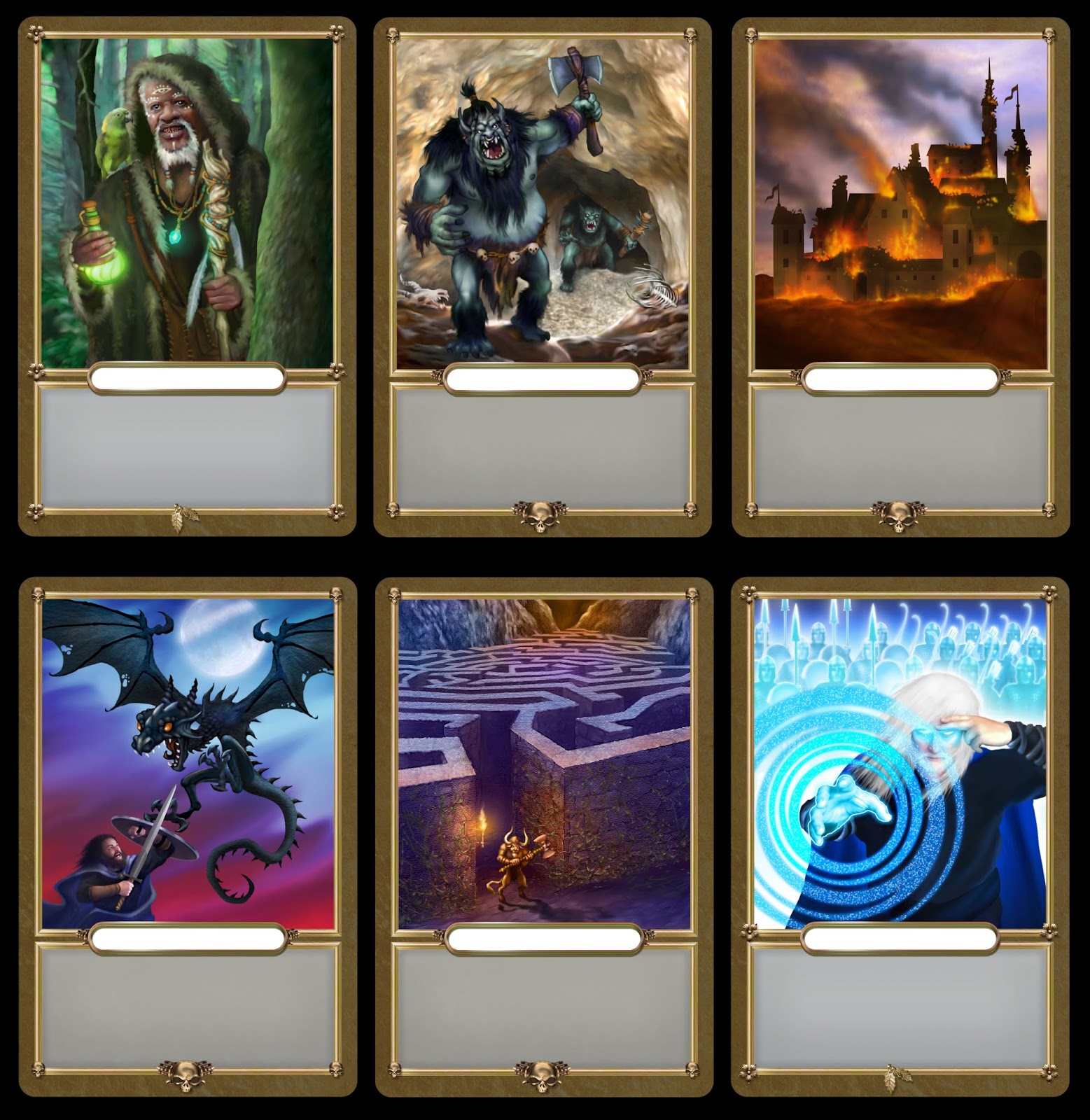 LUDstuff!: Illustration: "Fantasy Game Cards"