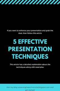 5 Effective Presentation Techniques