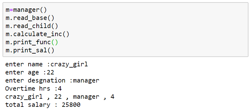 Multilevel Inheritance
