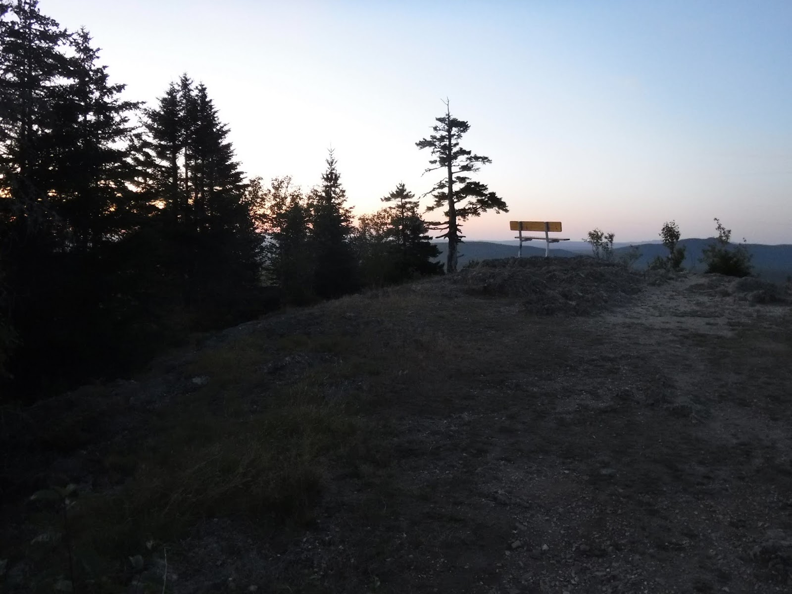 Watching the Sunrise, Haystack Mountain (Castle Hill)