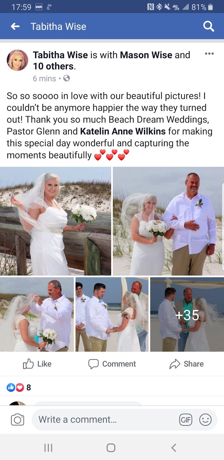 Beach Dream Weddings, LLC - 251.504.0368: So In Love With Our Beautiful ...