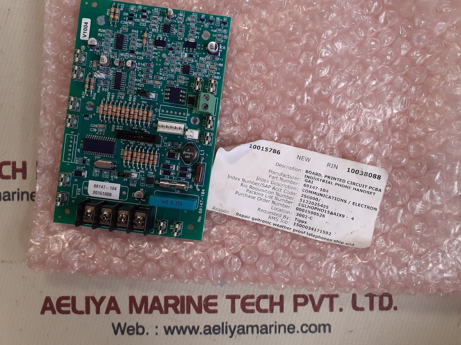 GAI 69147-104 PRINTED PCB BOARD - Aeliya Marine