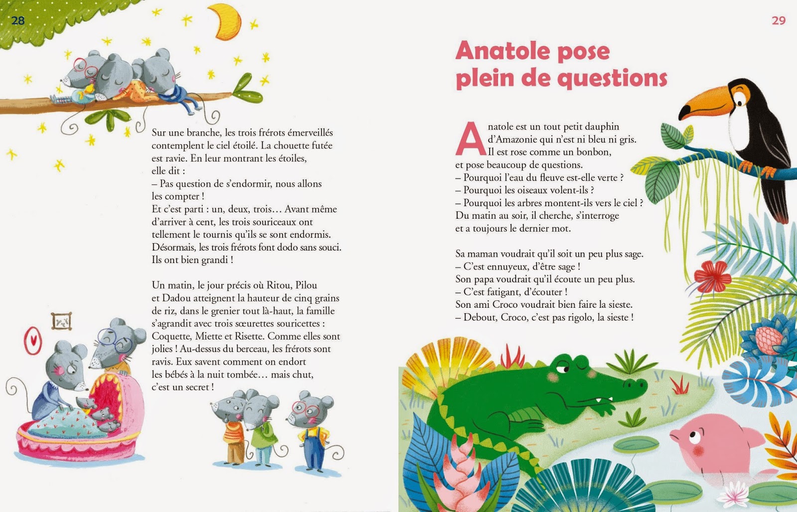 Les Mercredis de Julie: 27 Histoires de bébés animaux