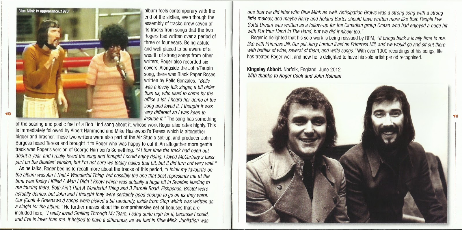 Pop On The Run: Late Sixties UK Pop: Roger James Cooke - Study 1968-71 ...