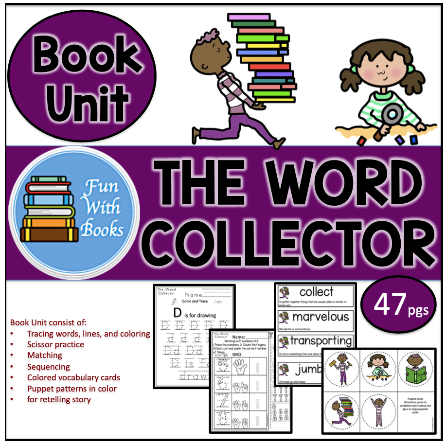 THE WORD COLLECTOR BOOK UNIT ~ Book Units by Lynn