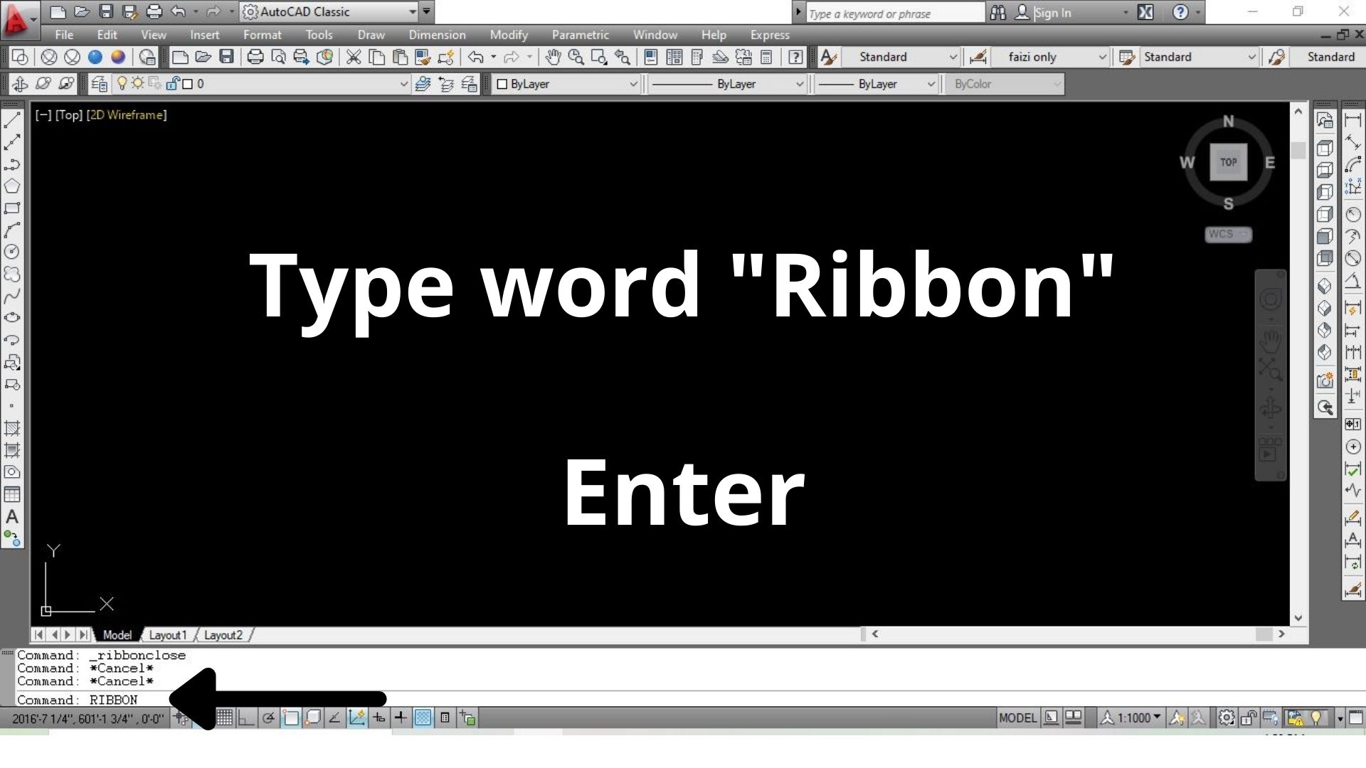 How To Show Ribbon In Autocad
