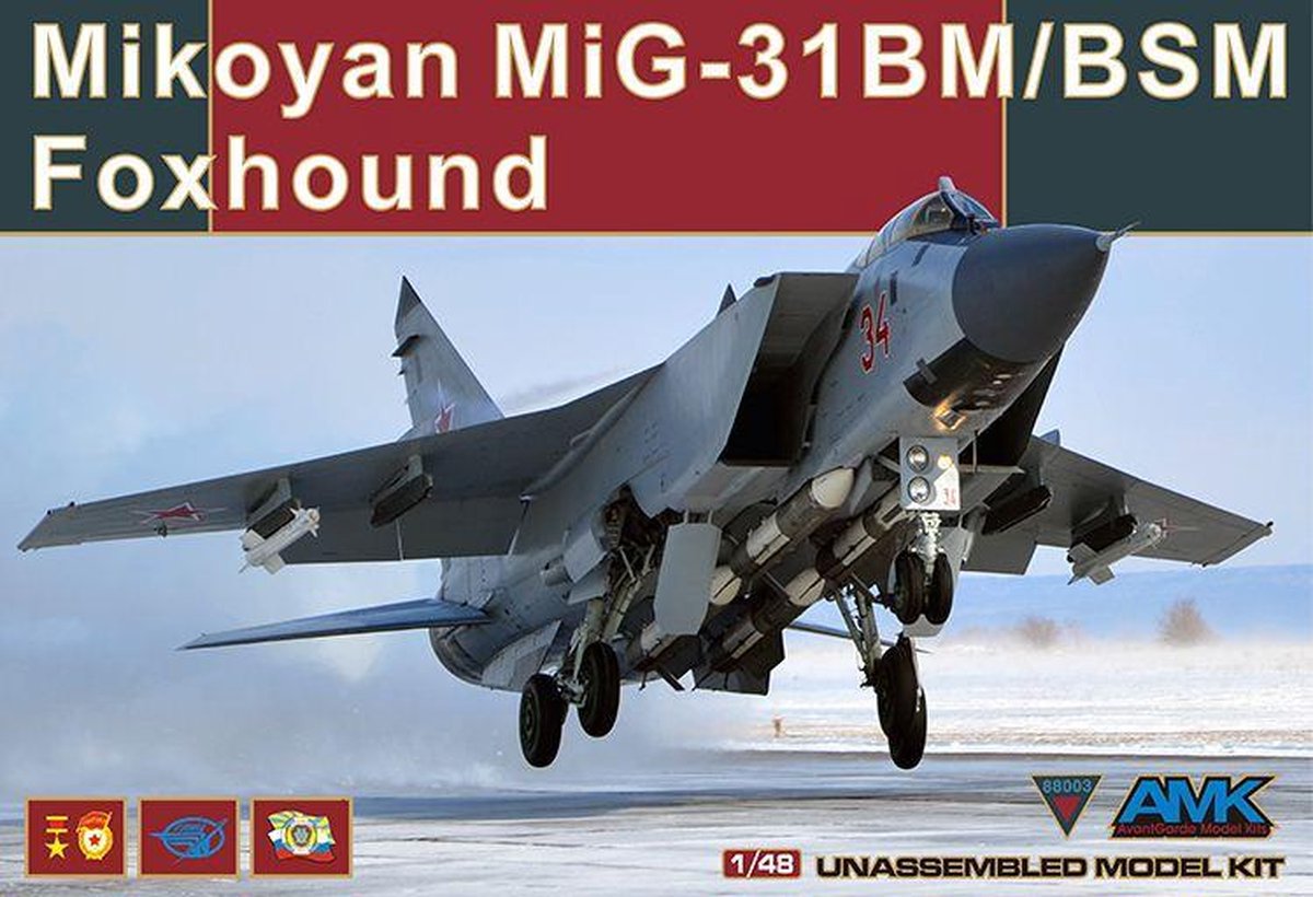 The Modelling News: In-boxed: 1/48th scale Mikoyan MiG-31BM/BSM ...