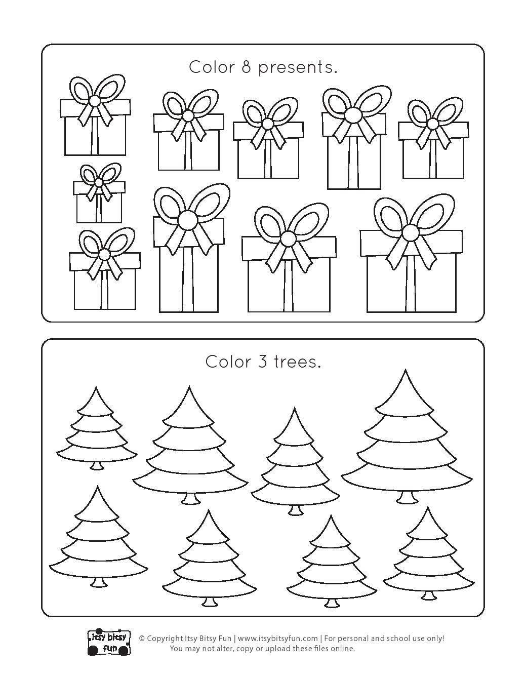 Christmas Count And Color Worksheets For Kids And PDF christmas-count-and-color-worksheets-for-kids-and-pdf