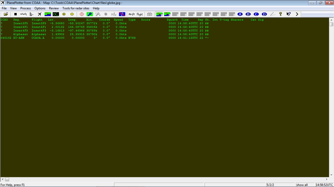 Inmarsat decoding STD-C EGC Messages - ACARS - ADSB - Jaero - Planeplotter
