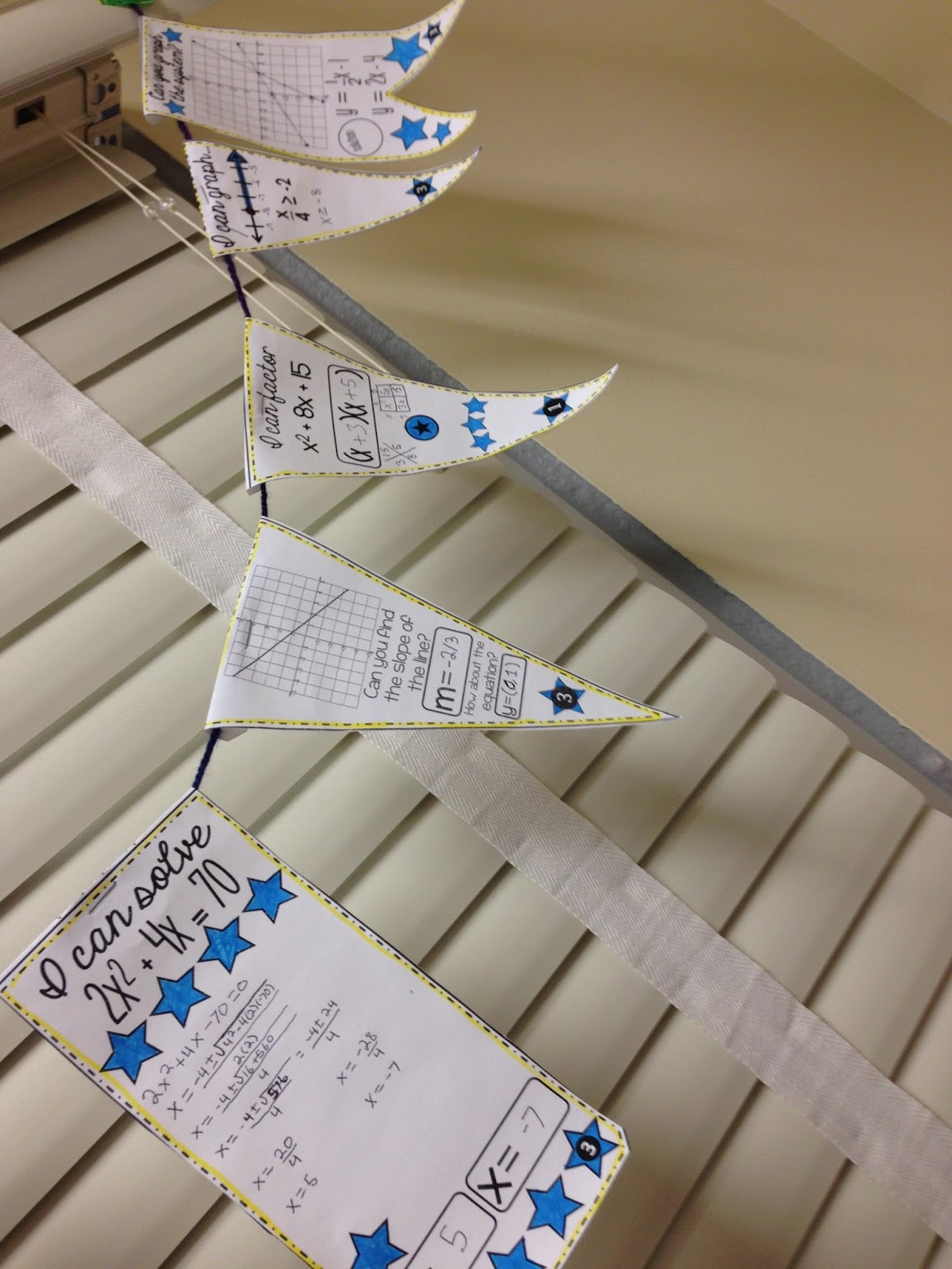 Math Dyal: My End of the Year Pennant Project