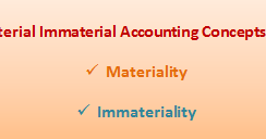 Material Immaterial Accounting Concepts - GAAP